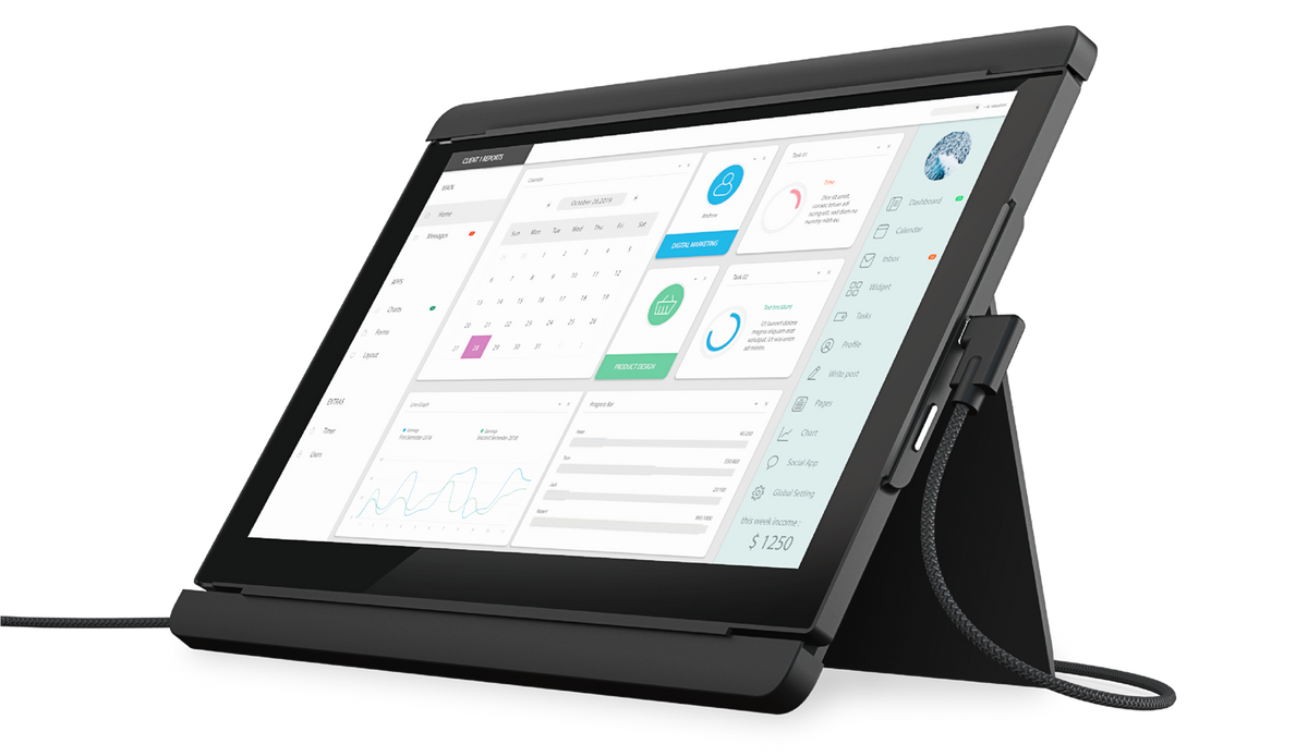 Mobile Pixels 103-1001P01 Portable Kickstand for DUEX Pro, TRIO, TRIO ...