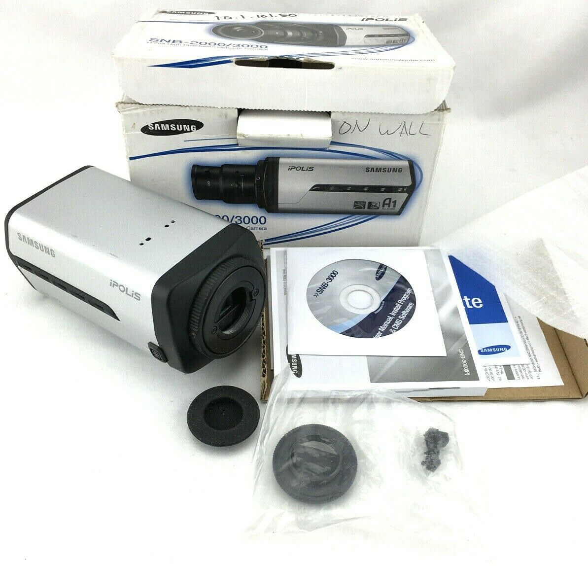 Samsung SNB-3000N Security Camera 4CIF Network RJ-45 PoE 30fps Day/Nig ...