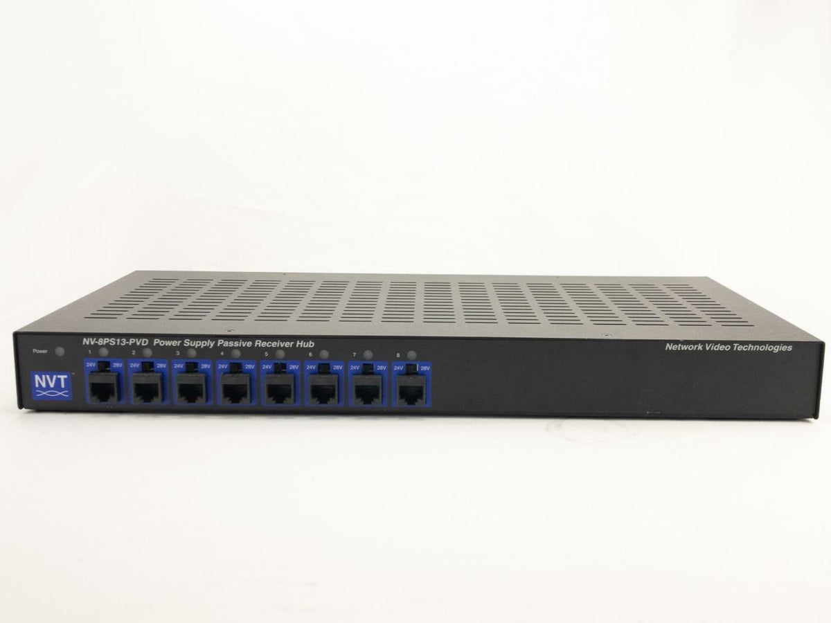 NVT NV-8PS13-PVD 8-Channel UTP Power Supply Passive Video Receiver Hub ...