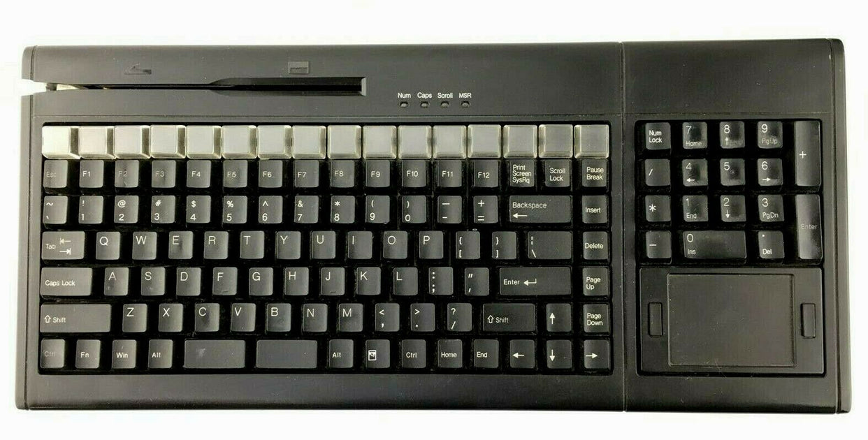 TG3 Electronics KBA-TG121MT-MU USB Keyboard / Touchpad Card Reader POS ...