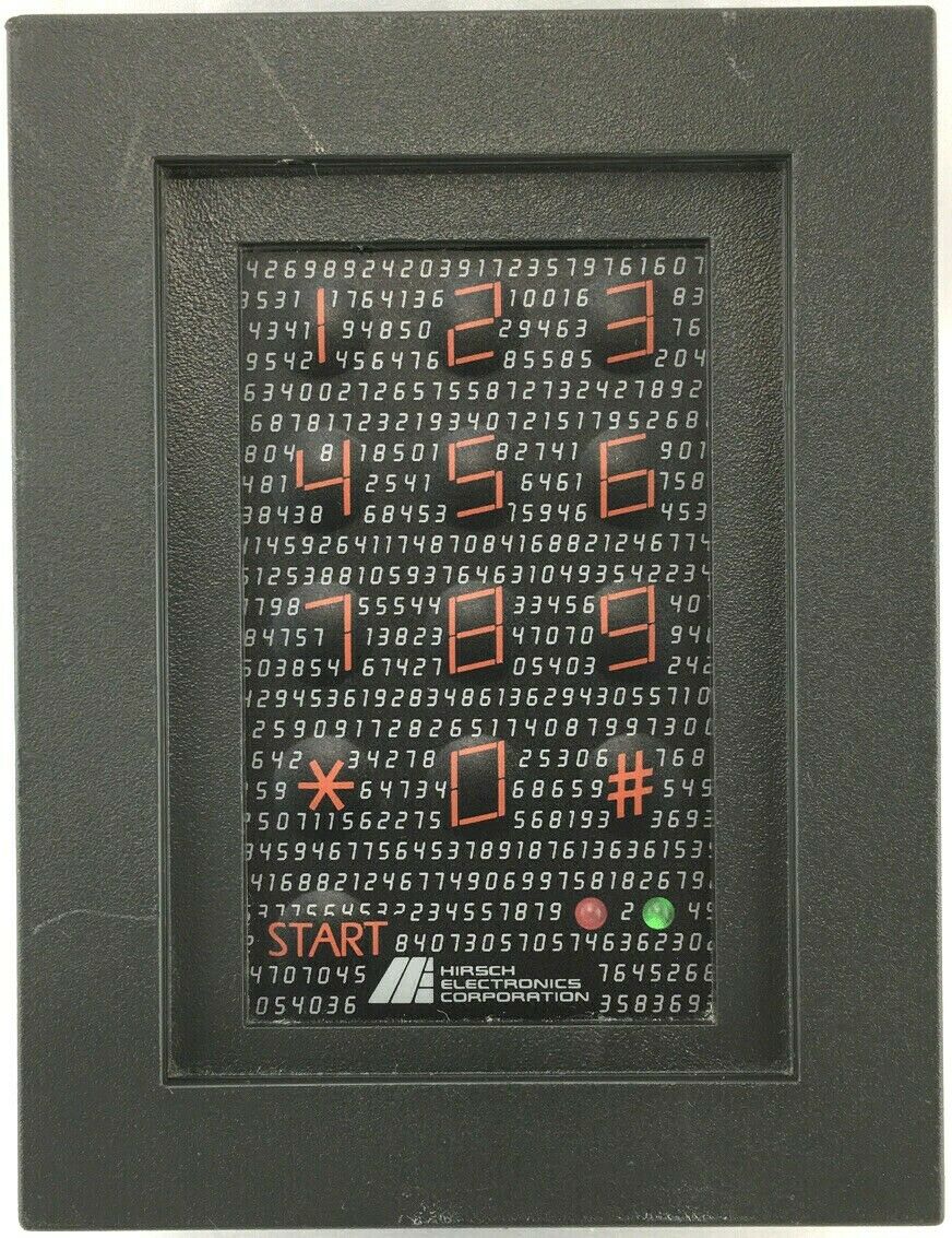 Hirsch DS37 ScramblePad Reader Security Keypad Access Control Digilock ...