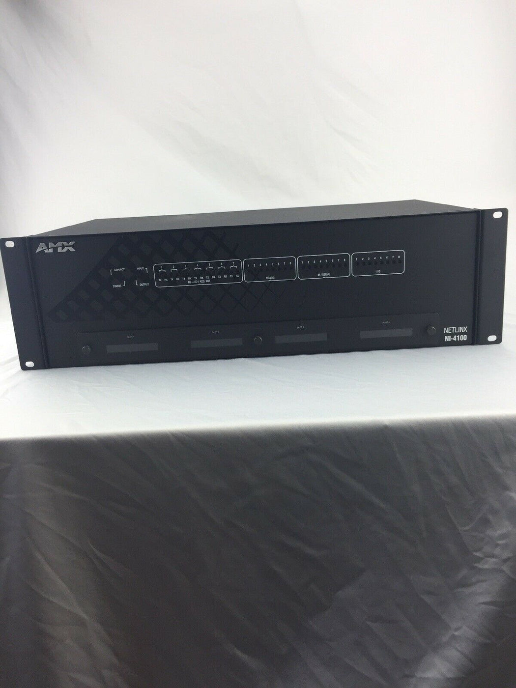 AMX NI-4100 Netlinx 7-Port 4-Slot RS232/485 Central Controller Rack Mo ...