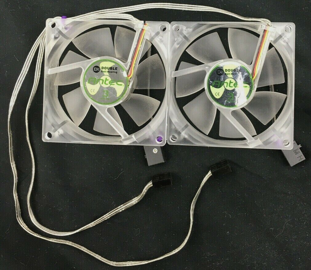 Antec TriCool Cooling Fan 80mm 3-Speed Switch Double Ball Bearing BUND ...
