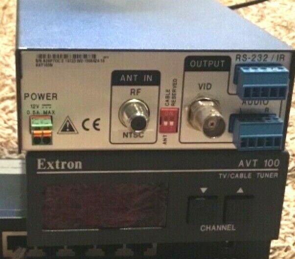 Extron AVT100N Analog CCTV Demodulator Tuner RF BNC Twist 60-647-01 RS ...