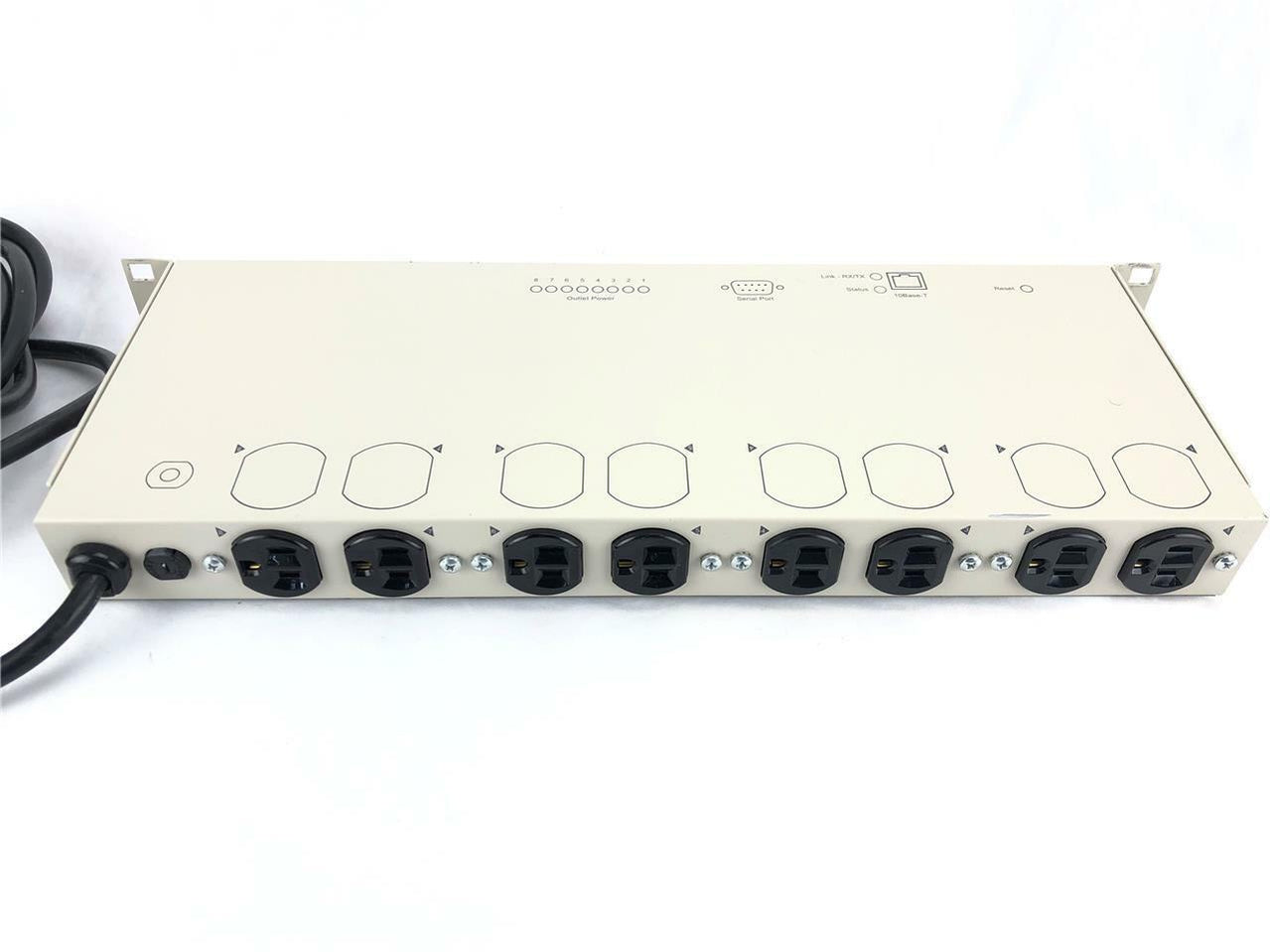 APC AP9210 8 Outlet PDU Power Distribution Unit Network Controller 120 ...