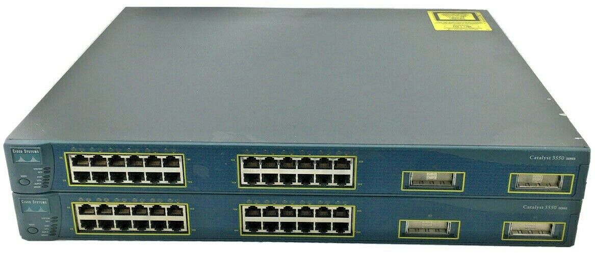 Cisco Catalyst WS-C3550-24-EMI 24-Port Fast Ethernet Network Switch LO ...