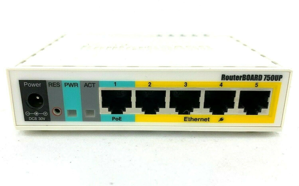 MikroTik 750UP RouterBoard 5-Port PoE Ethernet Router Switch — Online ...