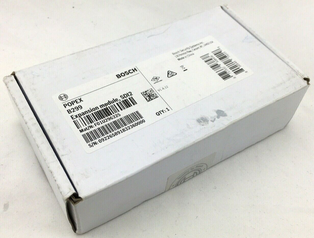 Bosch POPEX B299 Expansion Module, SDI2, Mat/N: F01U296325, 100 POPIT ...