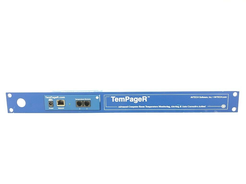AVTECH TemPageR TMP-63337 Advanced Computer Room Real-Time Temperature ...
