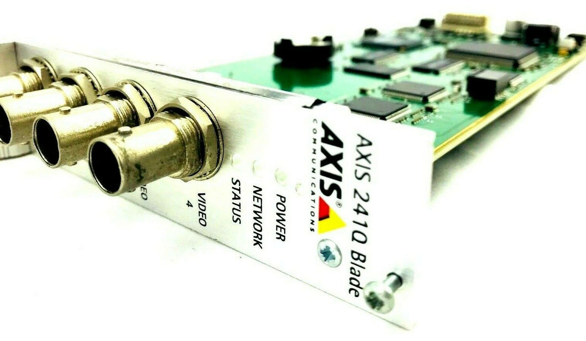 AXIS 241Q Blade Video Server 4 Channel Card 0209-011 64MB 3RU Chassis ...