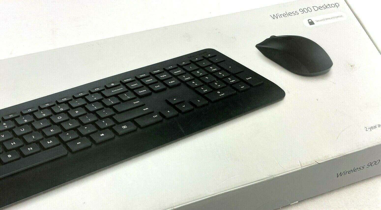 Microsoft Desktop 900 Wireless Keyboard & Mouse Black (PT3-00001) 1914 ...