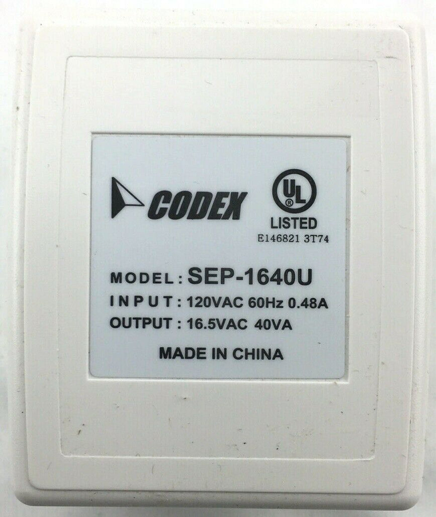 Bosch D1640 Transformer Plug-In, 16.5VAC 40VA Mat/N: 4998125832 Model ...