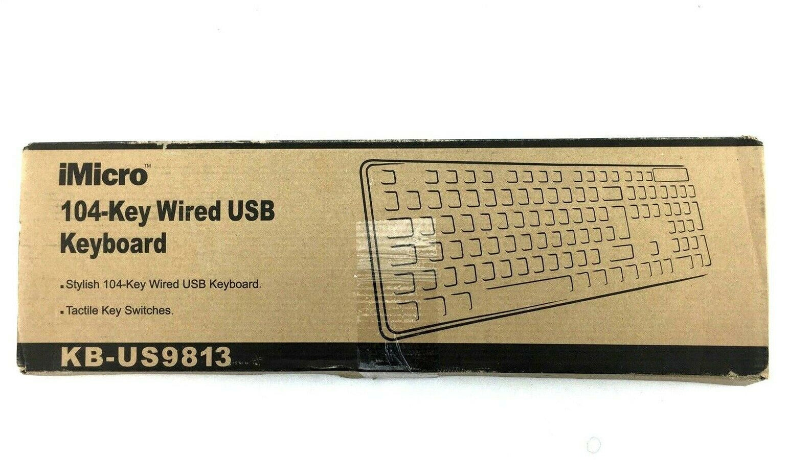 iMicro KB-US9813 104 Key Wired USB Standard Keyboard Tactile Key Switc — Online Camera Systems