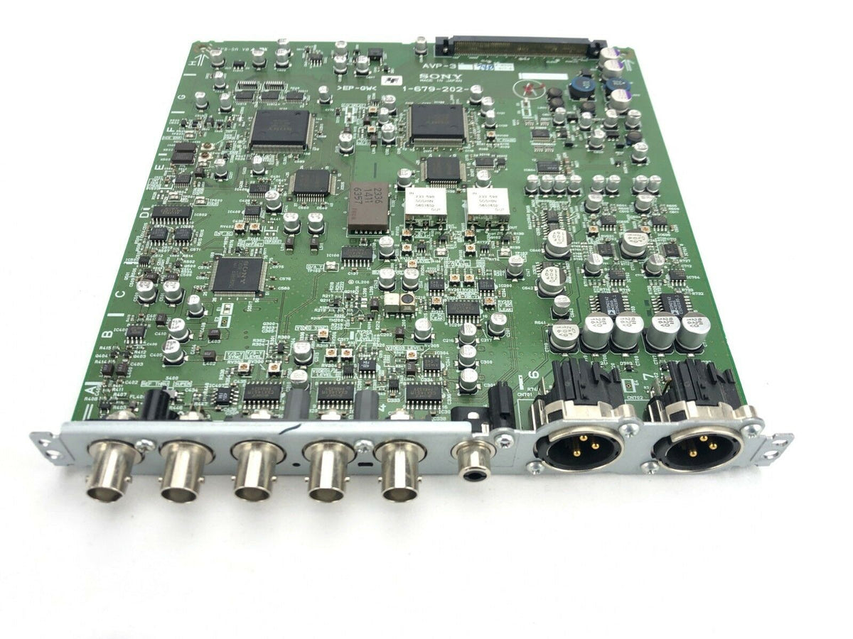 Sony 1-679-202-15 DSR-1500AP AVP-3 Analog Video and Audio Board ...