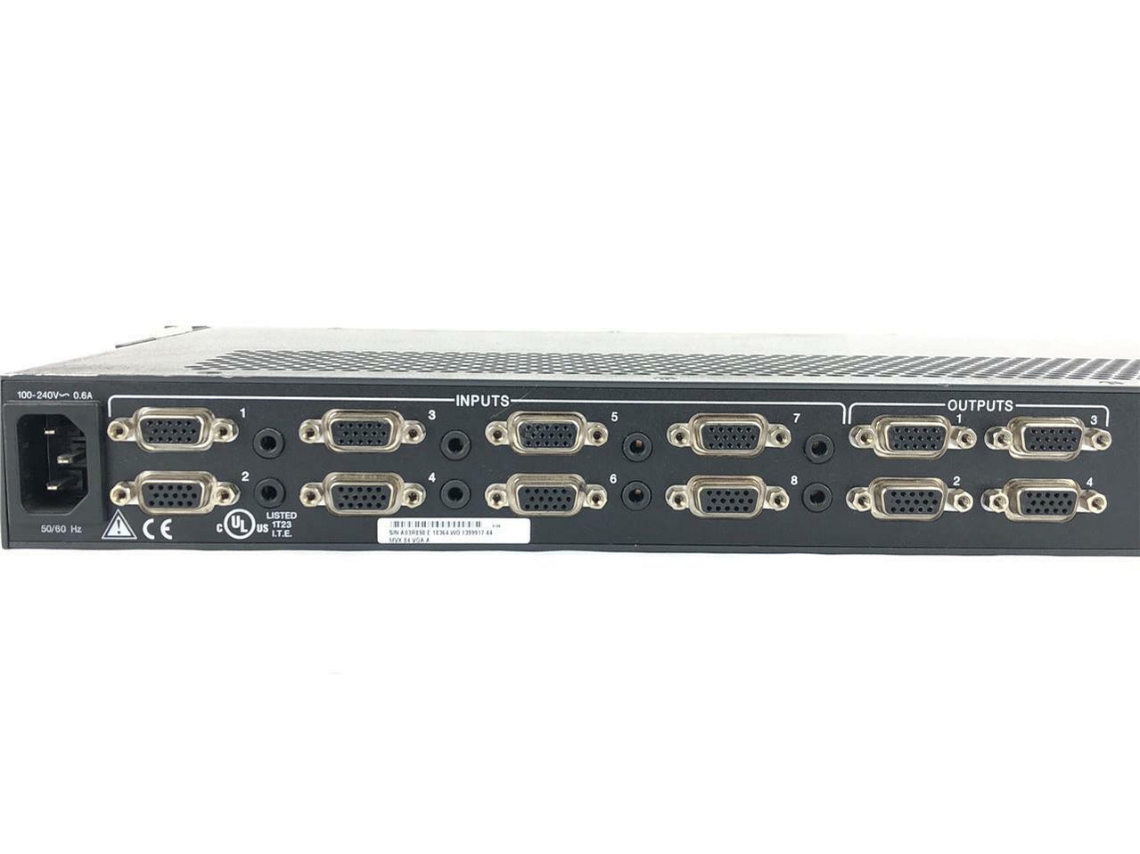 Extron MVX 84 VGA-A 8x4 VGA and Stereo Audio Matrix Rackmount Switcher — Online Camera Systems