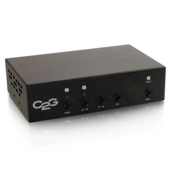 C2G 29372 HDBaseT Extender Receiver-Scaler/De-Embedder Extend 4K HDMI ...