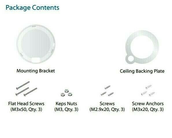 Ubiquiti Mounting Bracket & Tile Ceiling Plate w/ Screws Unifi UAP SWX ...